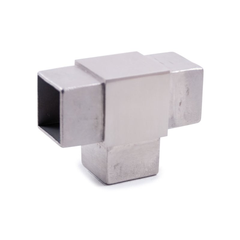 T- Verbinder, quadratisch für 40 mm, 11,95 €, Edelstahl - S